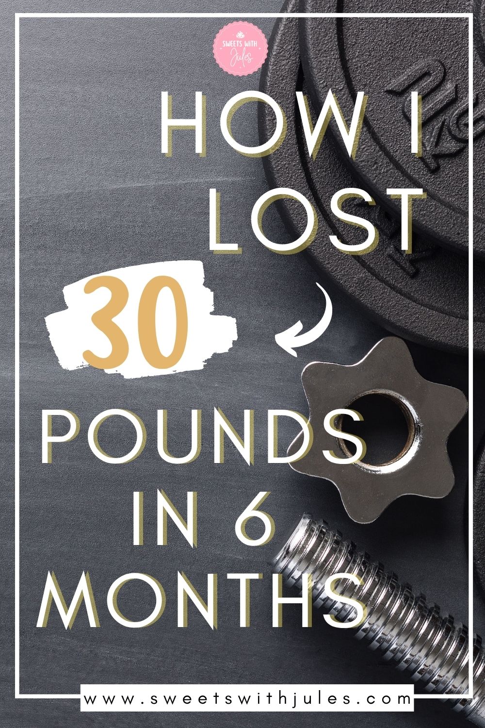 How I lost 30 pounds in 6 months - Sweets with Jules